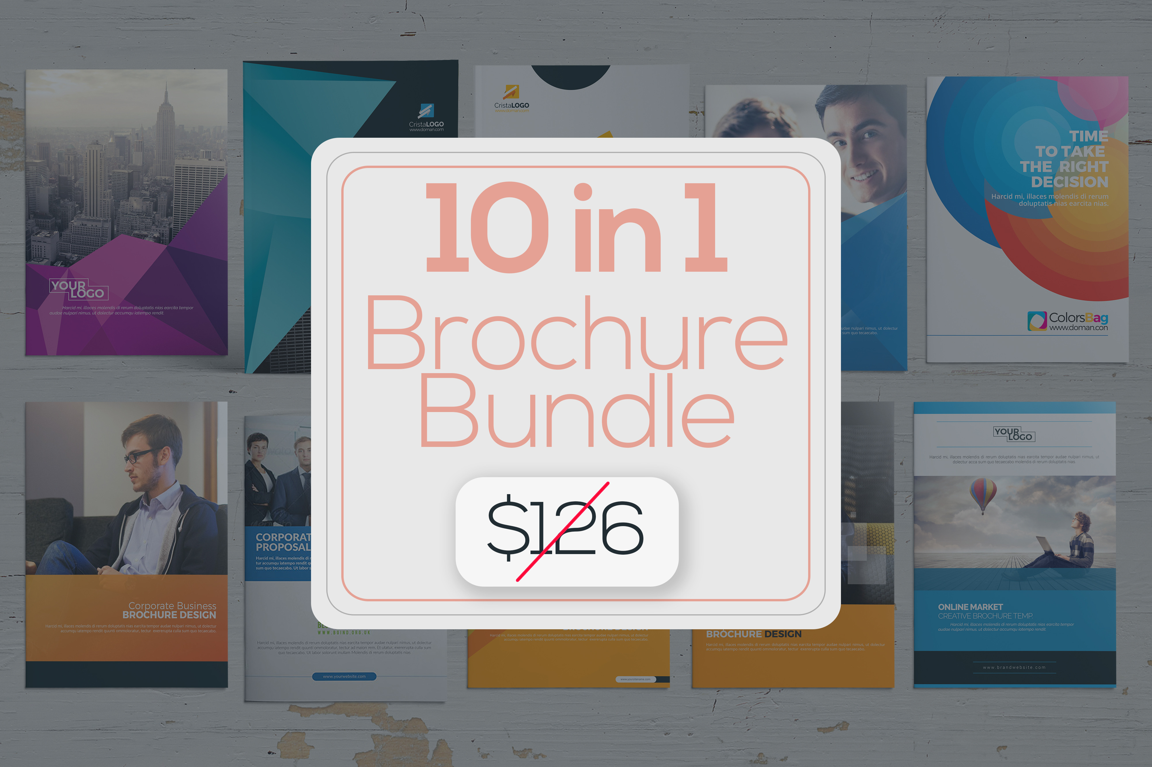 10 Multi-pages Brochure -Big Bundle, a Brochure Template by Cristal Pioneer
