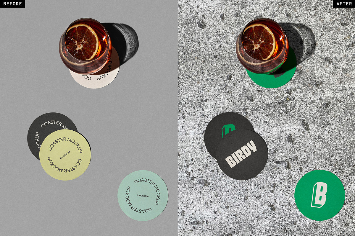 Cafe Mockup Bundle Set | Cafe & Bakery Branding