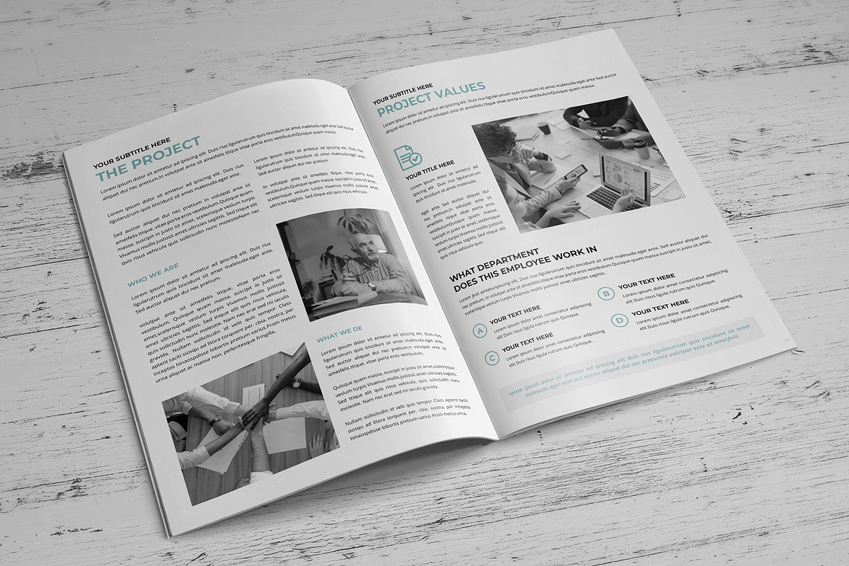 Project Proposal Brochure, a Brochure Template by SamiSimply7