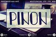 Pinon, a Script Font by Quzma Supply Co.