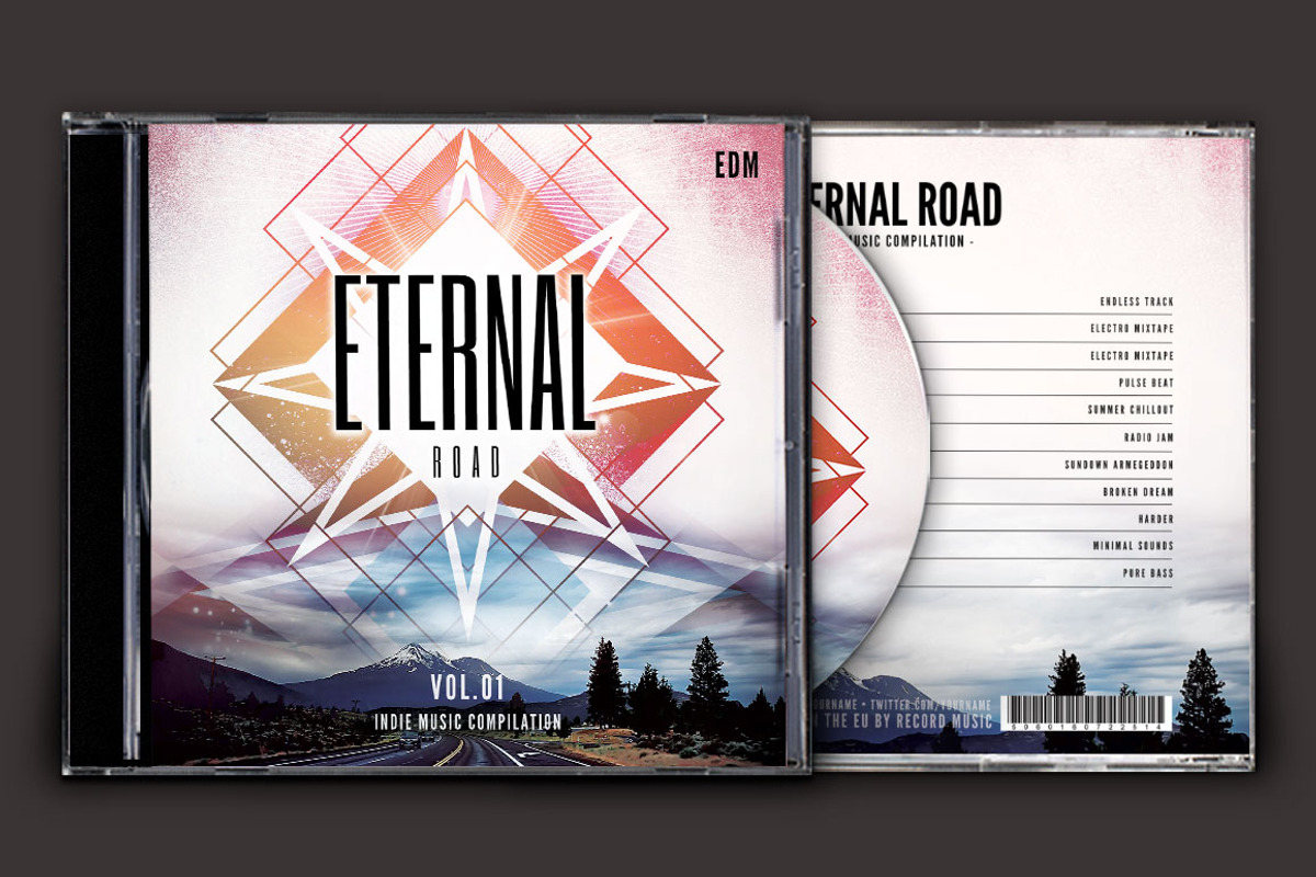 20 CD Cover Templates Bundle, a Templates & Theme by styleWish