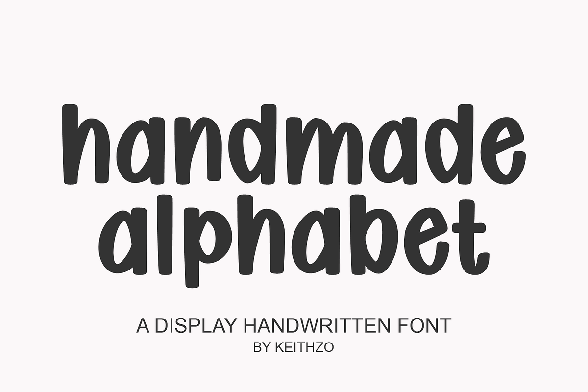 Handmade Alphabet - Notes Font