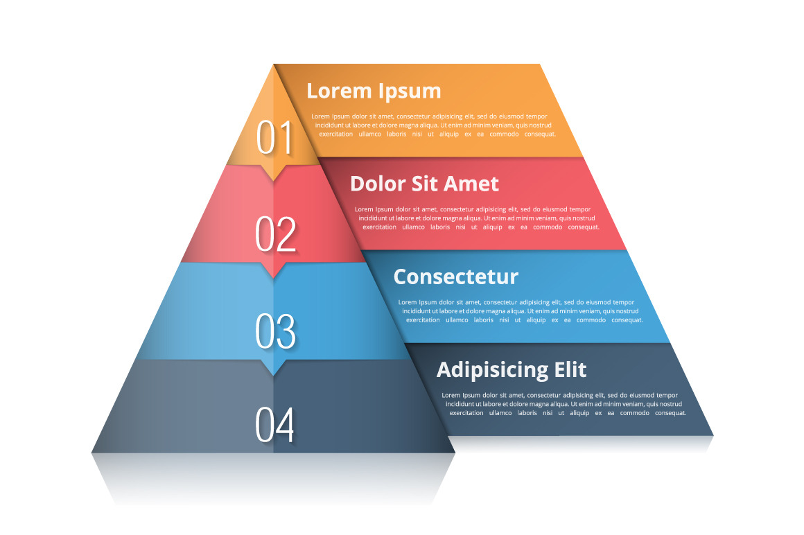 Pyramid Diagram, a Background Graphic by PixMarket