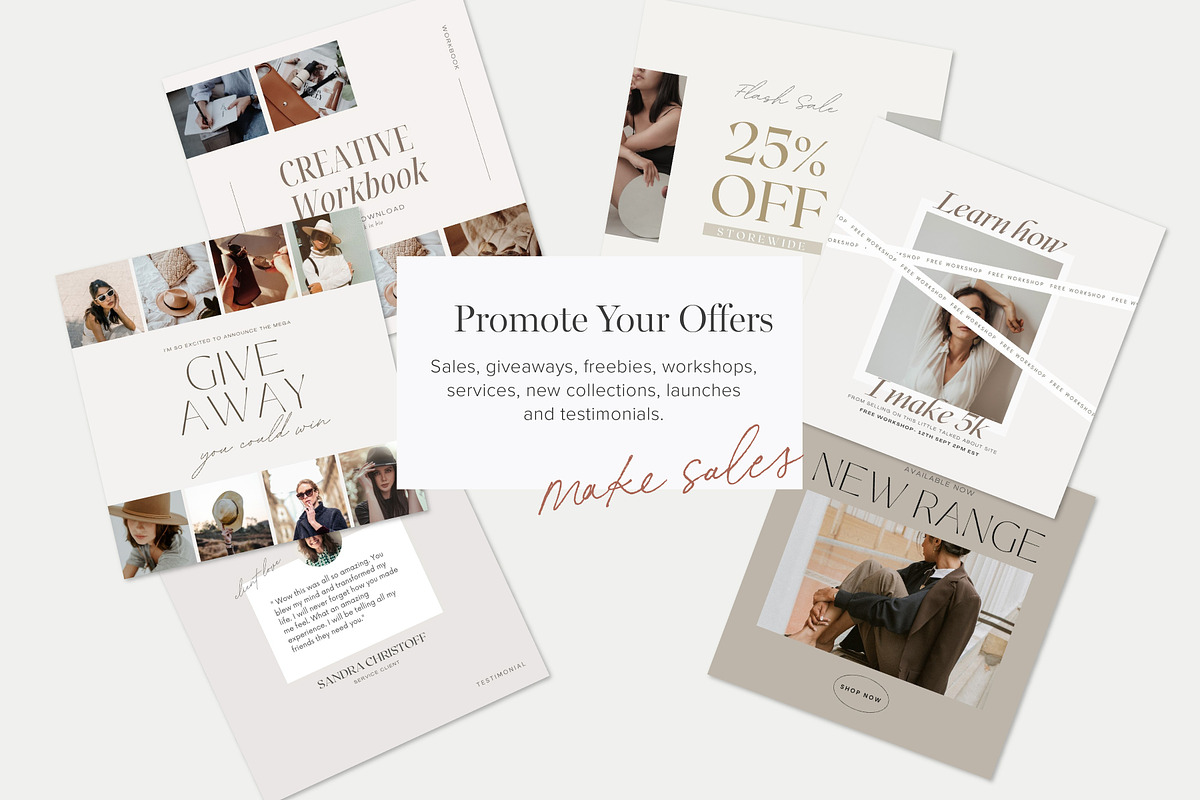 Instagram Promotional Canva Templates