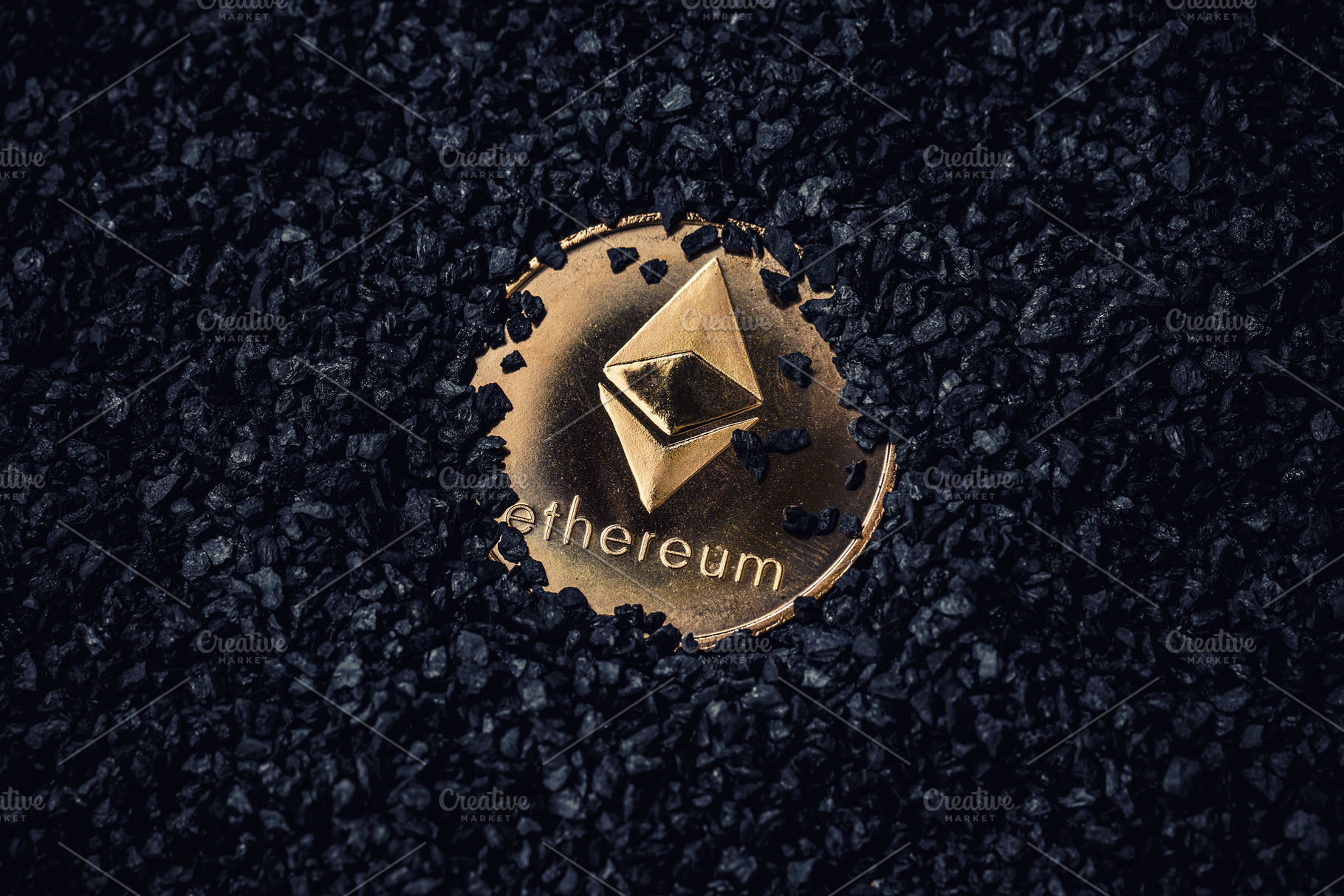 Gold coin, a Business Photo by Grafvision photography | Creative Market