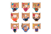 Students top view. School education, a Graphic by Onyx