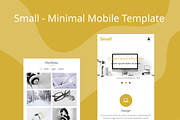 Small - Minimal Mobile Template, a HTML Template by Ngetemplates
