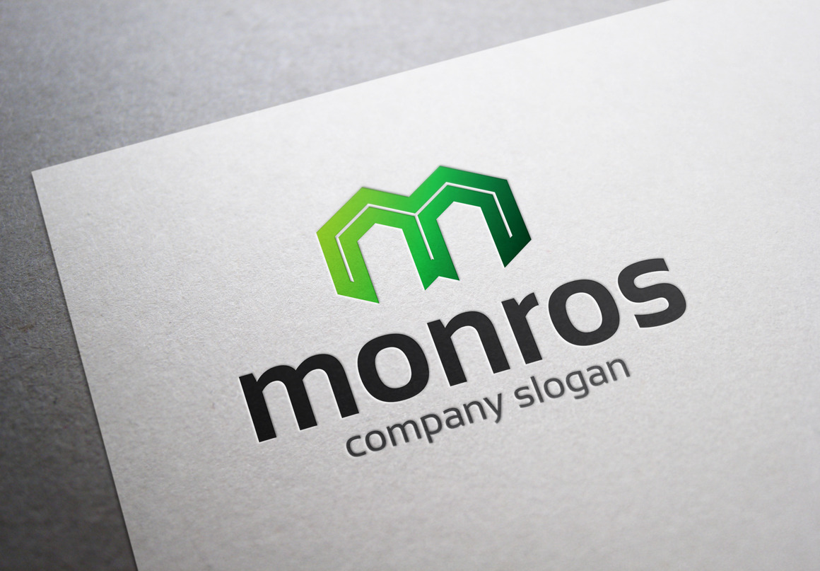 Monros Logo, a Branding & Logo Template by EmilGuseinov