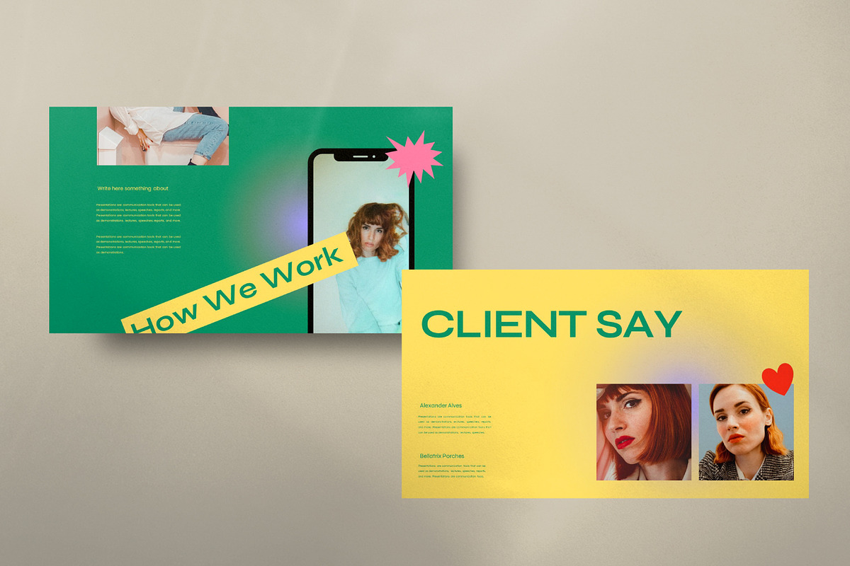 GEN Z Media Kit Google Slides, a Presentation Template by Dirtytemp Studio