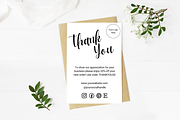 Small Business Thank You Insert