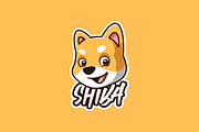 Shiba Inu Cartoon Logo, a Branding & Logo Template by Gumrega Studio