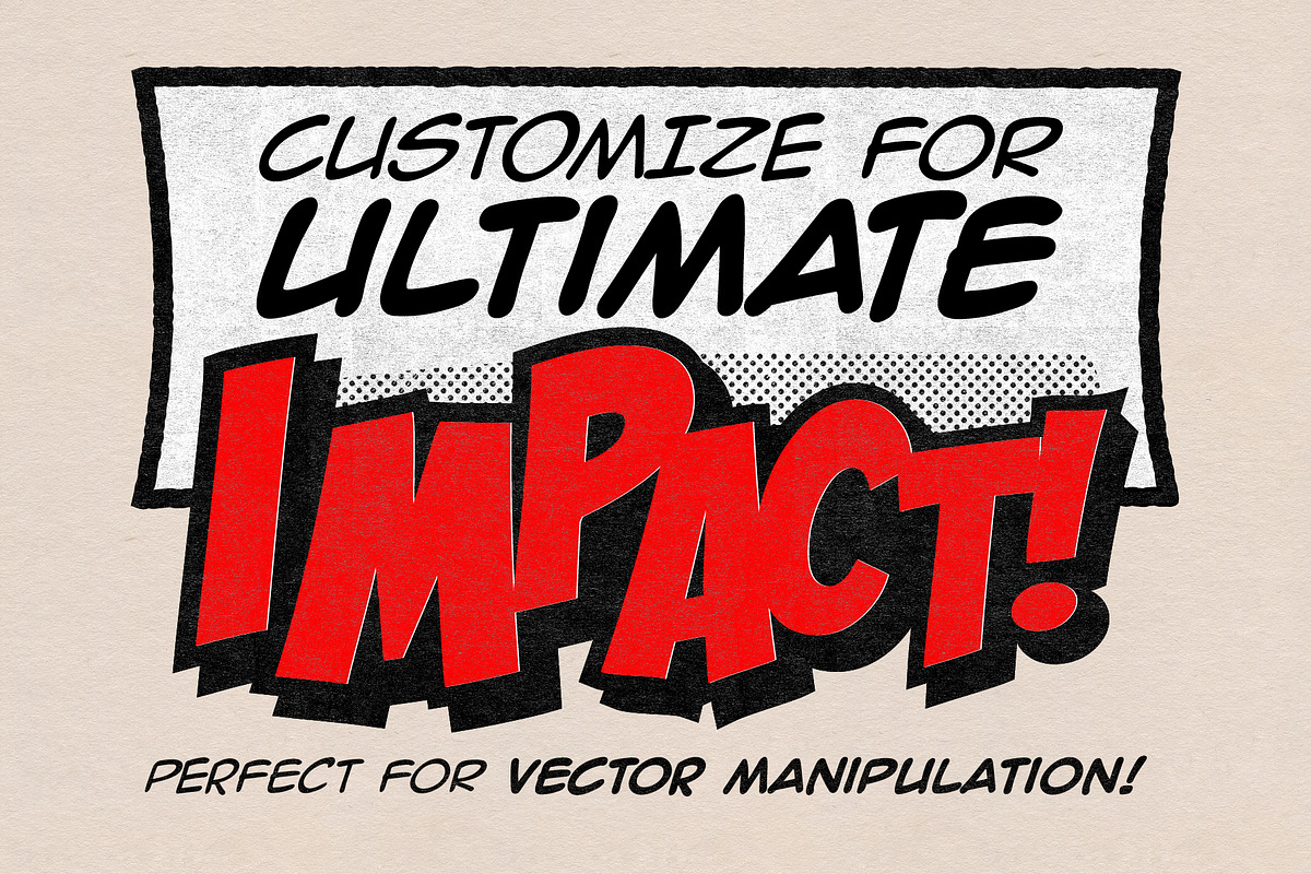Comicon | Comic Type Pack!, a Sans Serif Font by StudioWorks