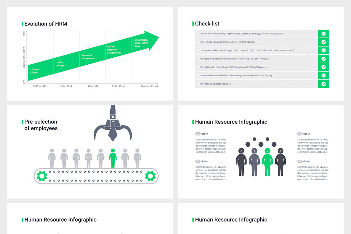Human Resource HRM Google Slides, a Presentation Template by HiSlide.io