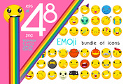 Emoticon icons pack, an Emoji Icon by Moonery's