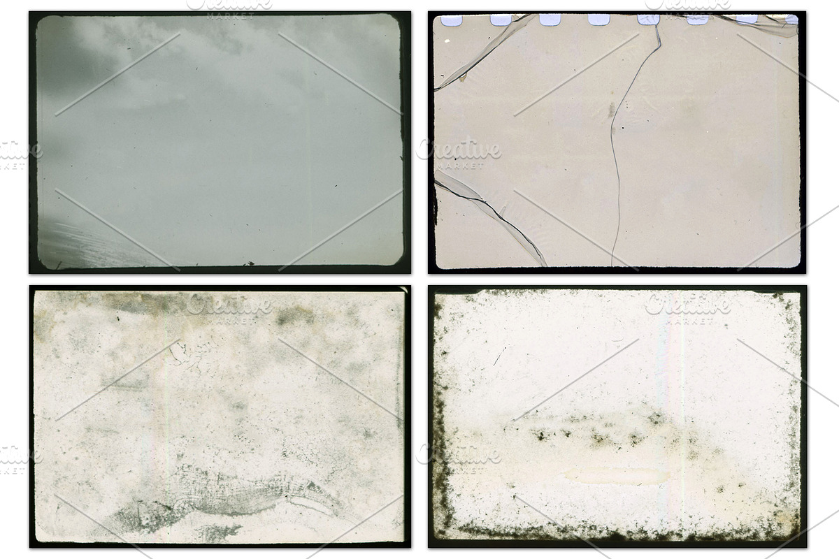 Film Negative Overlays, a Texture Graphic by Blue Line Design