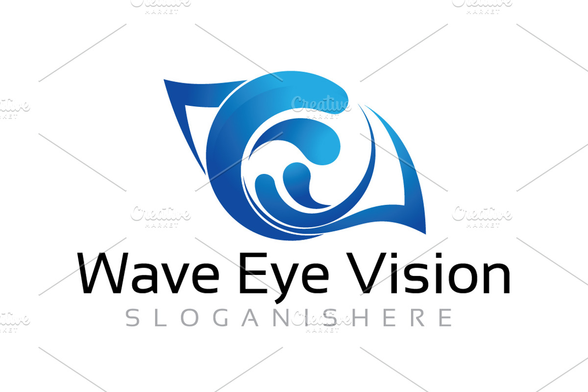 Wave Eye Vision, a Branding & Logo Template by jongcreative