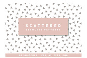 Scattered Seamless Patterns, a Pattern Graphic by Curly_Pat | Creative ...