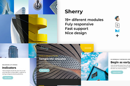 Beverly – Responsive Email template, an Email Template by ThemesCode