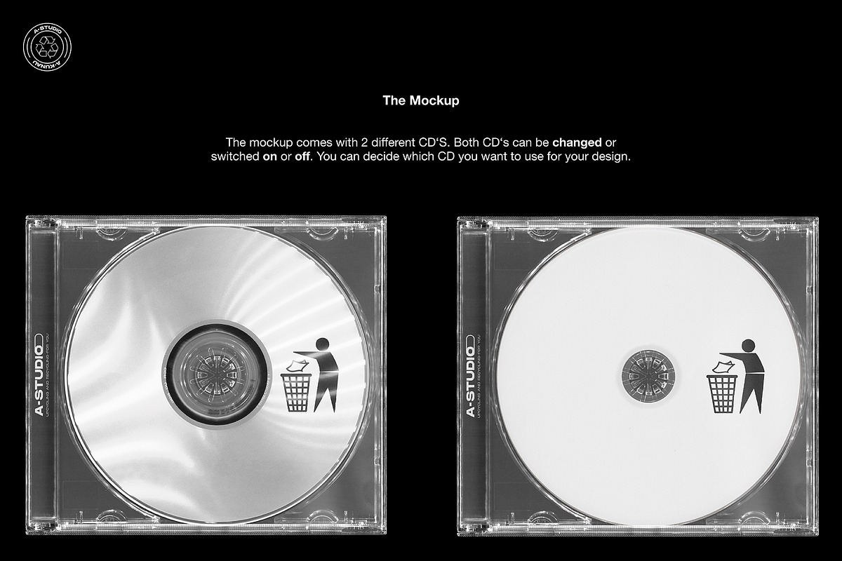 CD Mockup Pack 3 in 1, a Product Mockup by A-Studio
