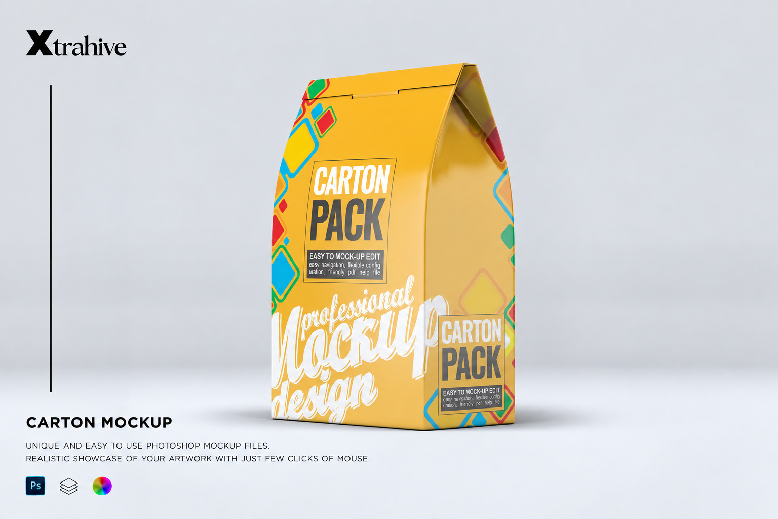 Carton Box Pack Mock-Up