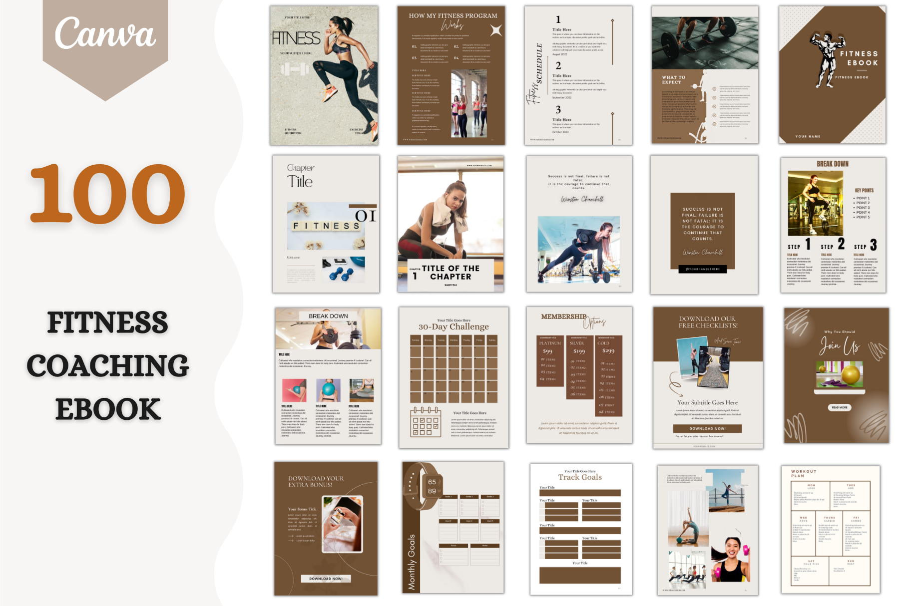 Fitness Ebook Template