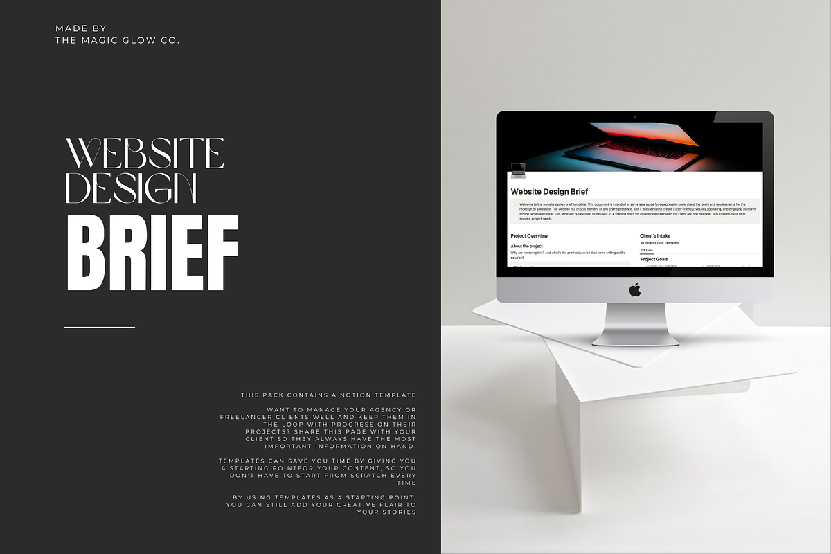 Notion Website Design Brief