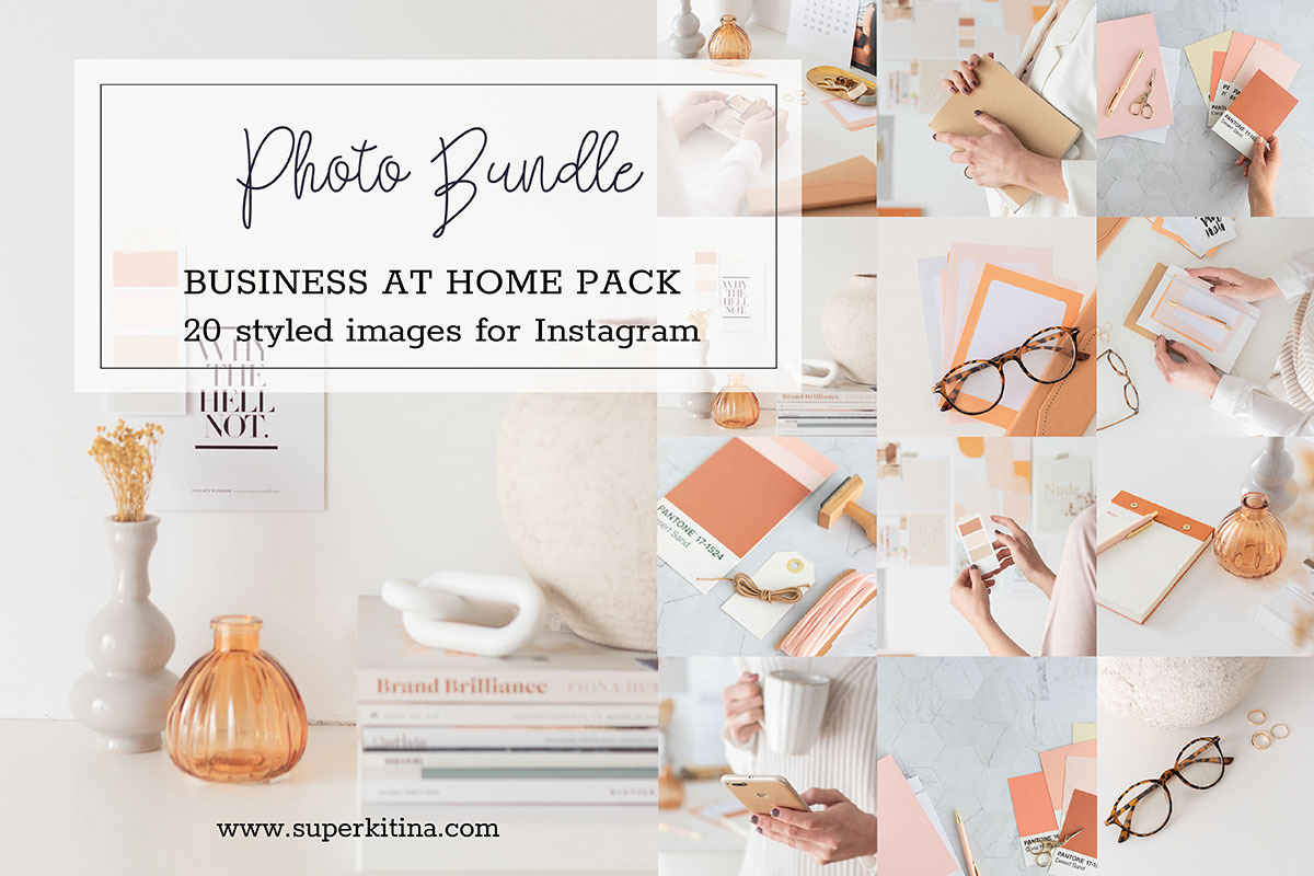 Business at home photo bundle, a Business Photo by Superkitina