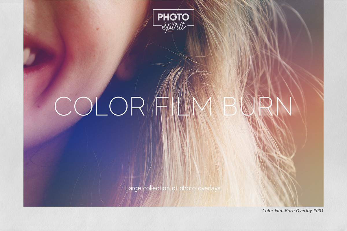 Color Film Burn Overlays, a Brushes & More by PhotoSpirit