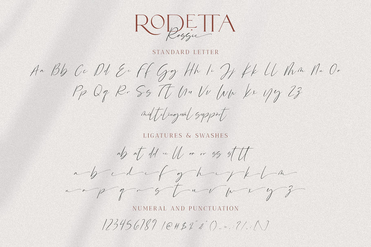 Rodetta Rossie Font Duo + Logos, a Serif Font by BrandSemut