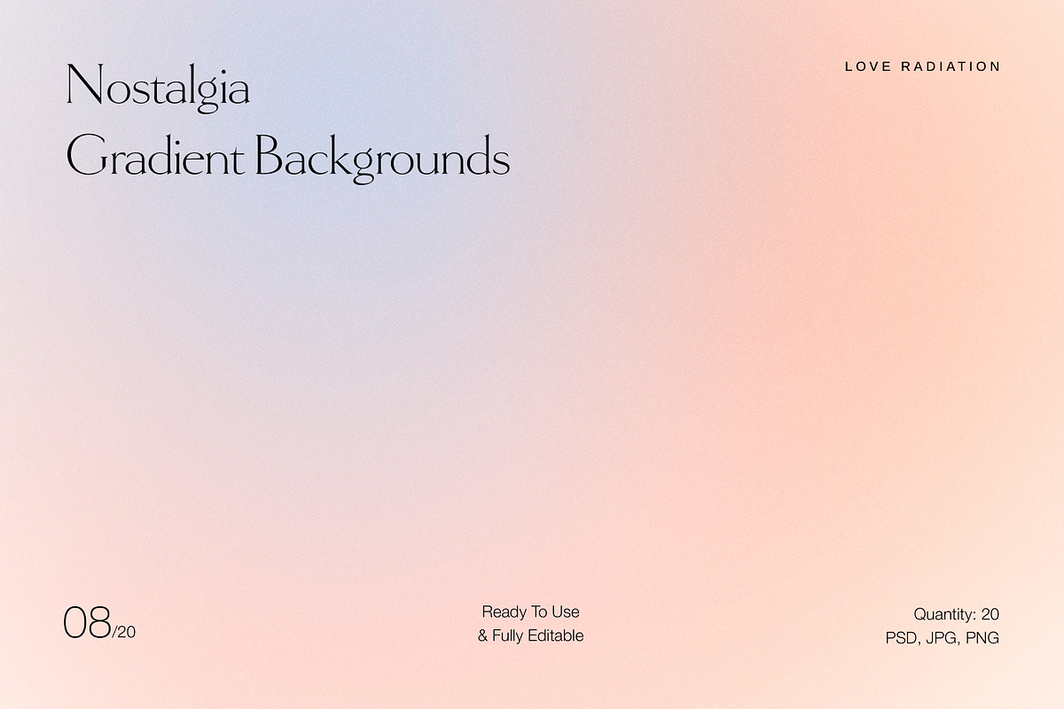 Nostalgia Gradient Backgrounds PSD, an Object Graphic by Love Radiation ...