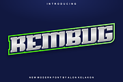 Rembug Font, a Serif Font by alon kelakon | Creative Market