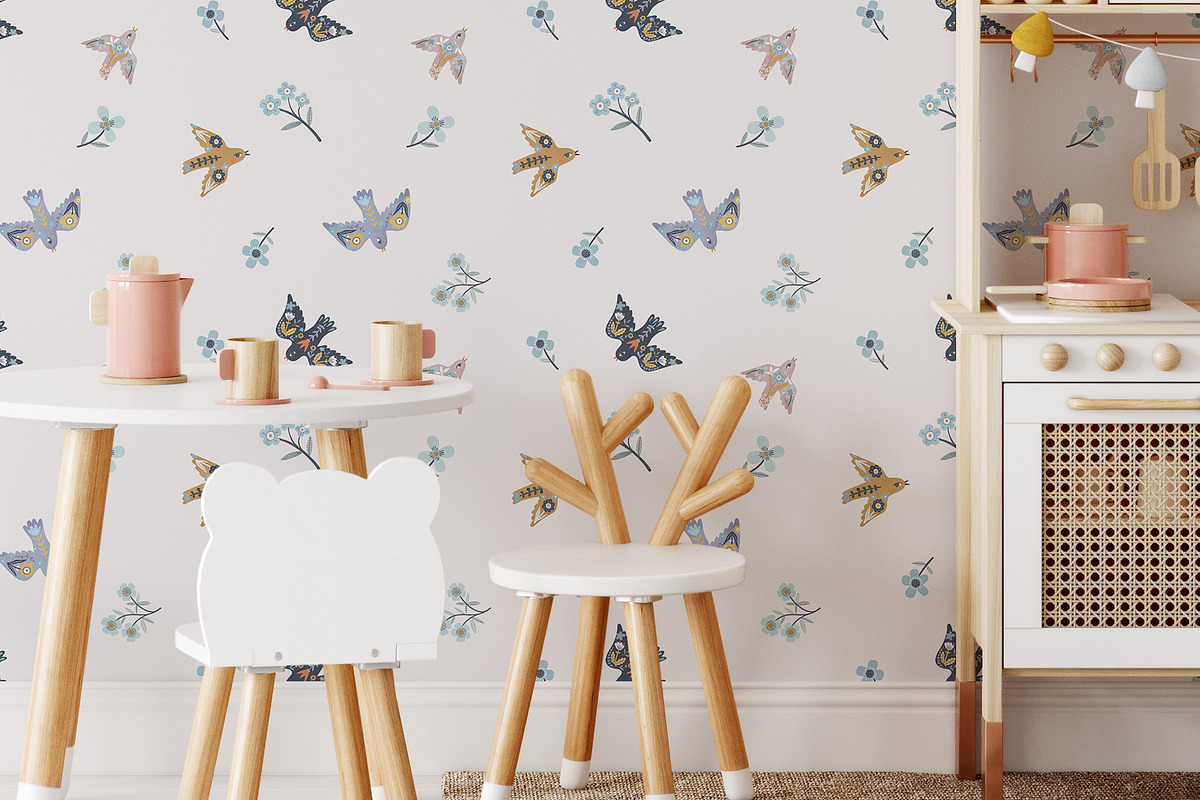 Summer mood. Family tree & Patterns, a Decorative Illustration by ...