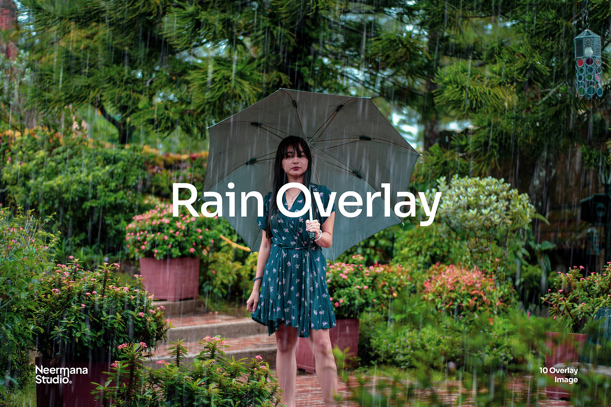 Rain Overlay, a Texture Graphic by Neermana