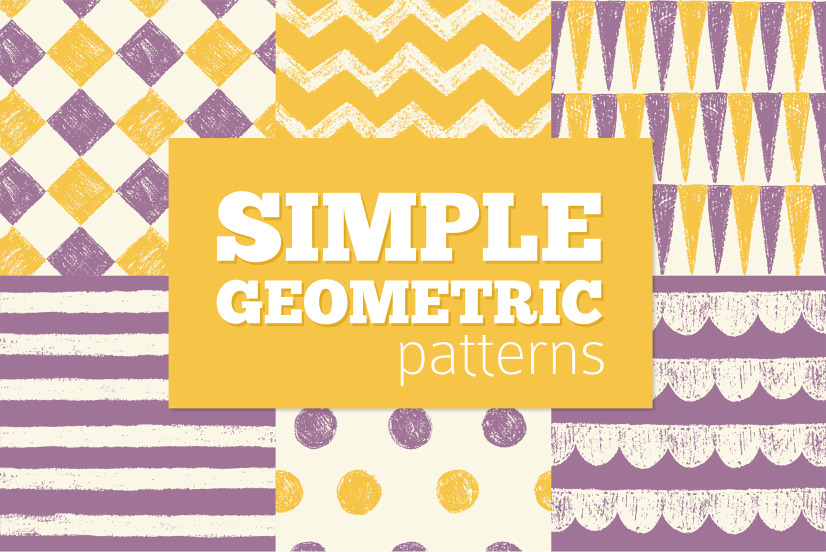 SIMPLE Geometric Patterns, a Pattern Graphic by adehoidar