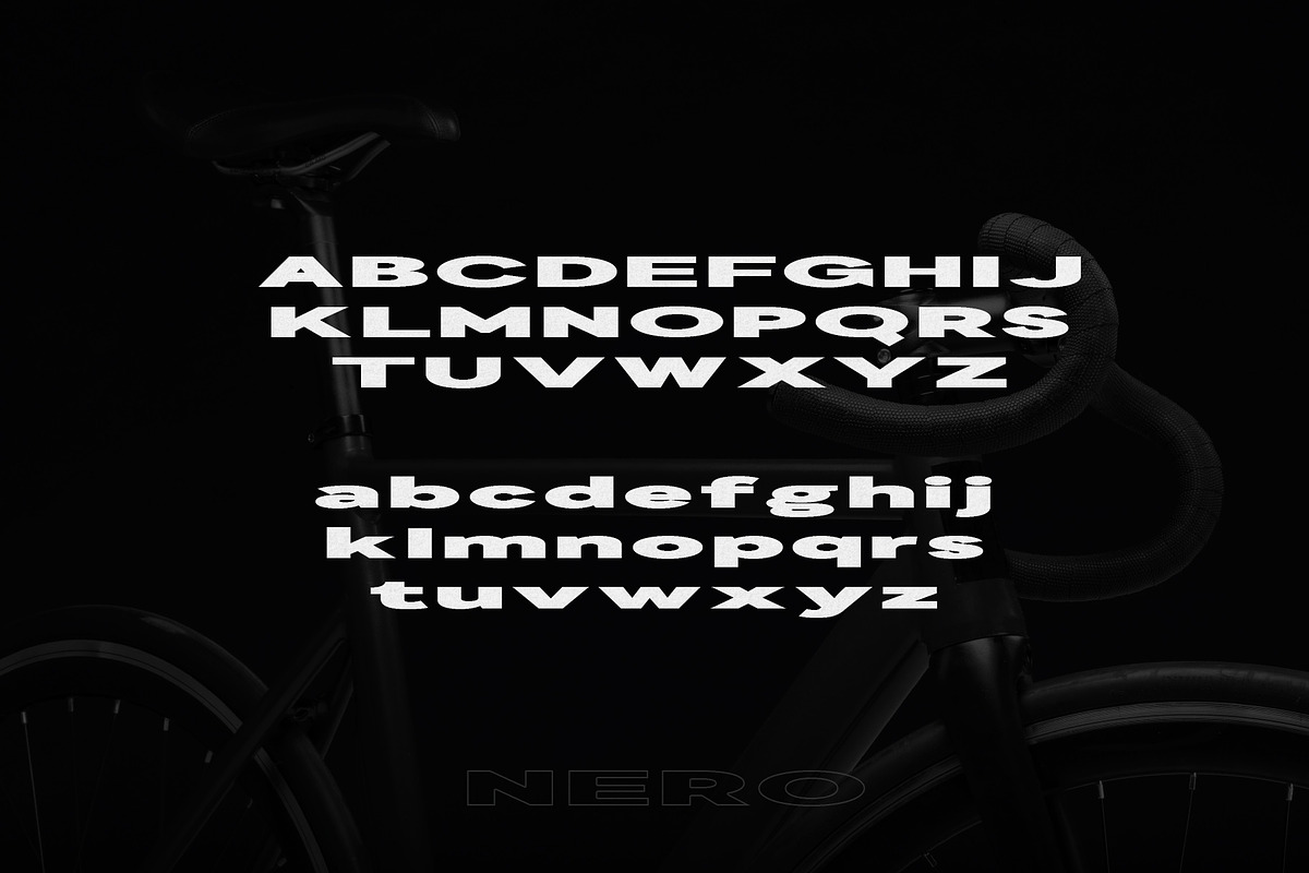 Nero - Ultra Wide Display, a Sans Serif Font by HipFonts | Creative Market