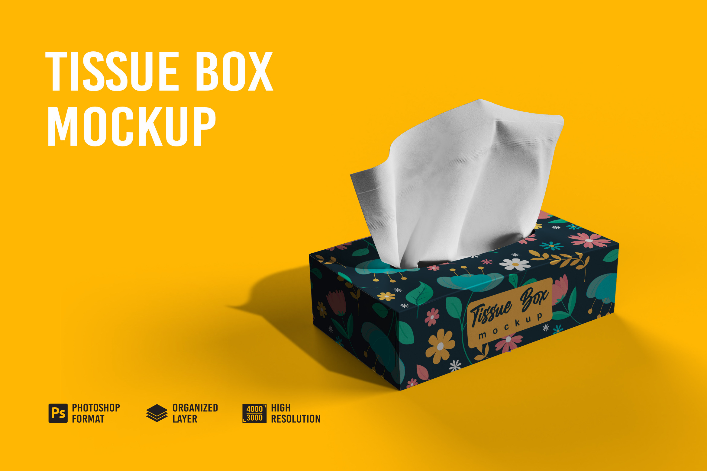 Tissue Box Mockup, a Packaging Mockup by Aprndy85