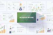 Increase Income PowerPoint, a Presentation Template by Pulsecolor