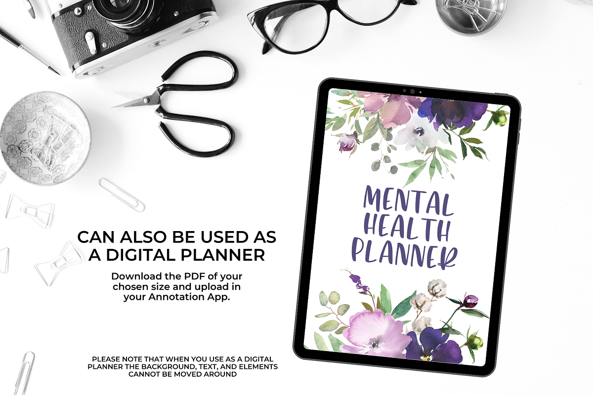 MENTAL HEALTH PLANNER - PDF PRINTABLE