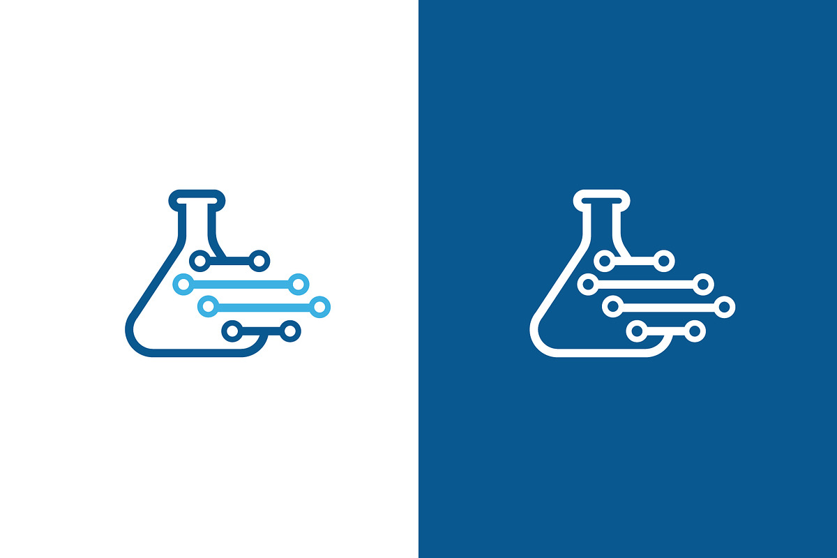 tech lab logo, a Branding & Logo Template by Logocreative
