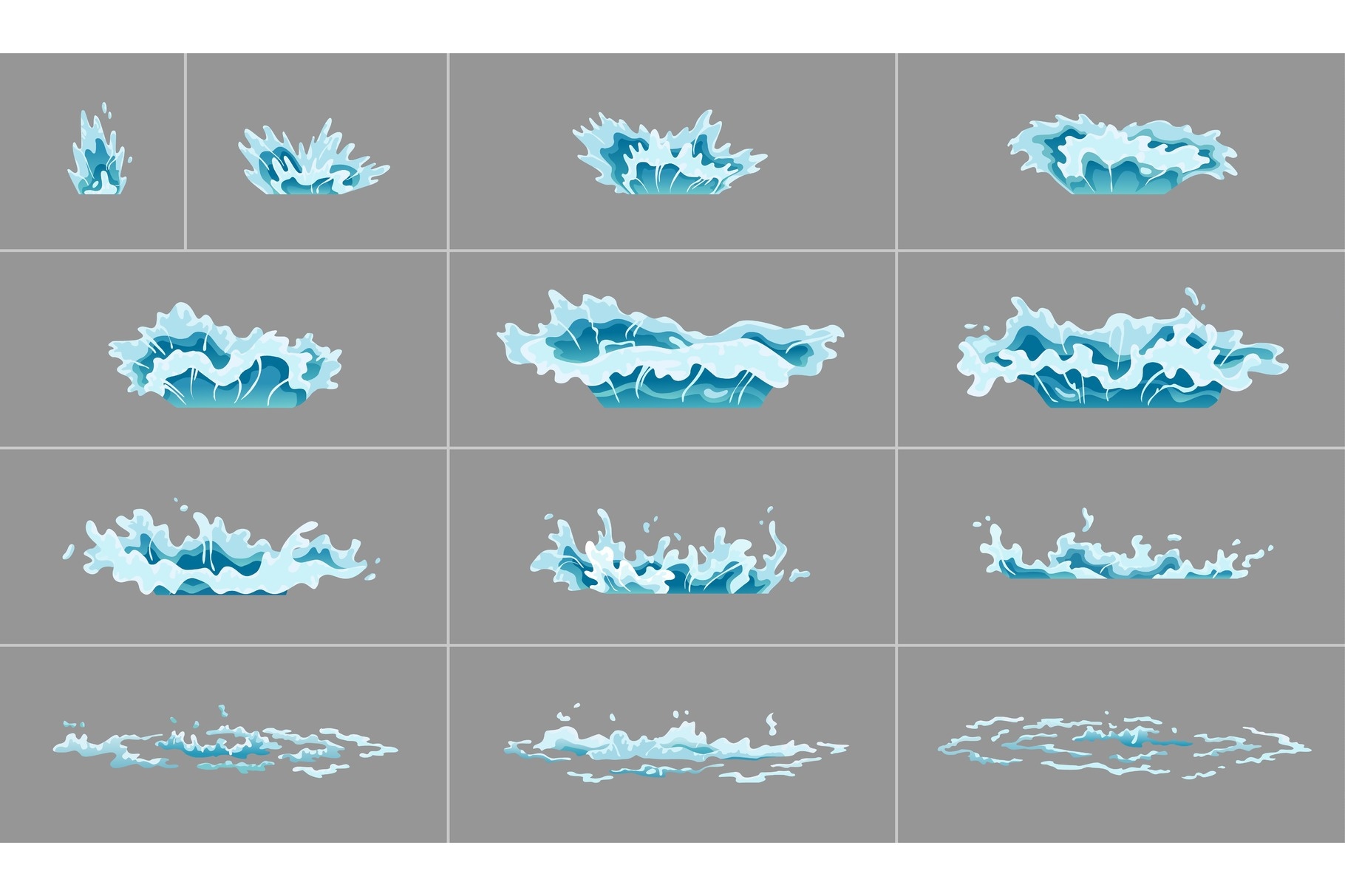 Sprite water splash animation. Shock, an Illustration by the8monkey ...