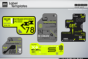 Editable Barcode Labels – AI, EPS, SVG & PNG