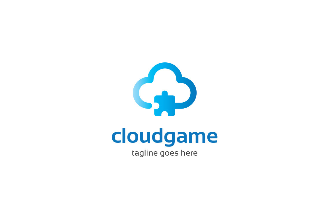 Cloud Game Logo, a Branding & Logo Template by CAIRON CREATIVESTUDIO