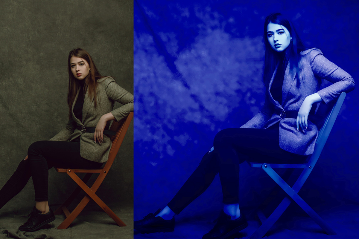 30 Blue Effect Photoshop Action, an Action Add-On by MRI STUDIO