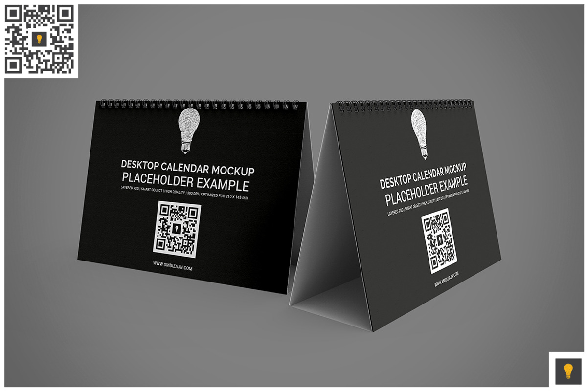 Desktop Calendar Mockup, a Mockup by Shocky Design Studio