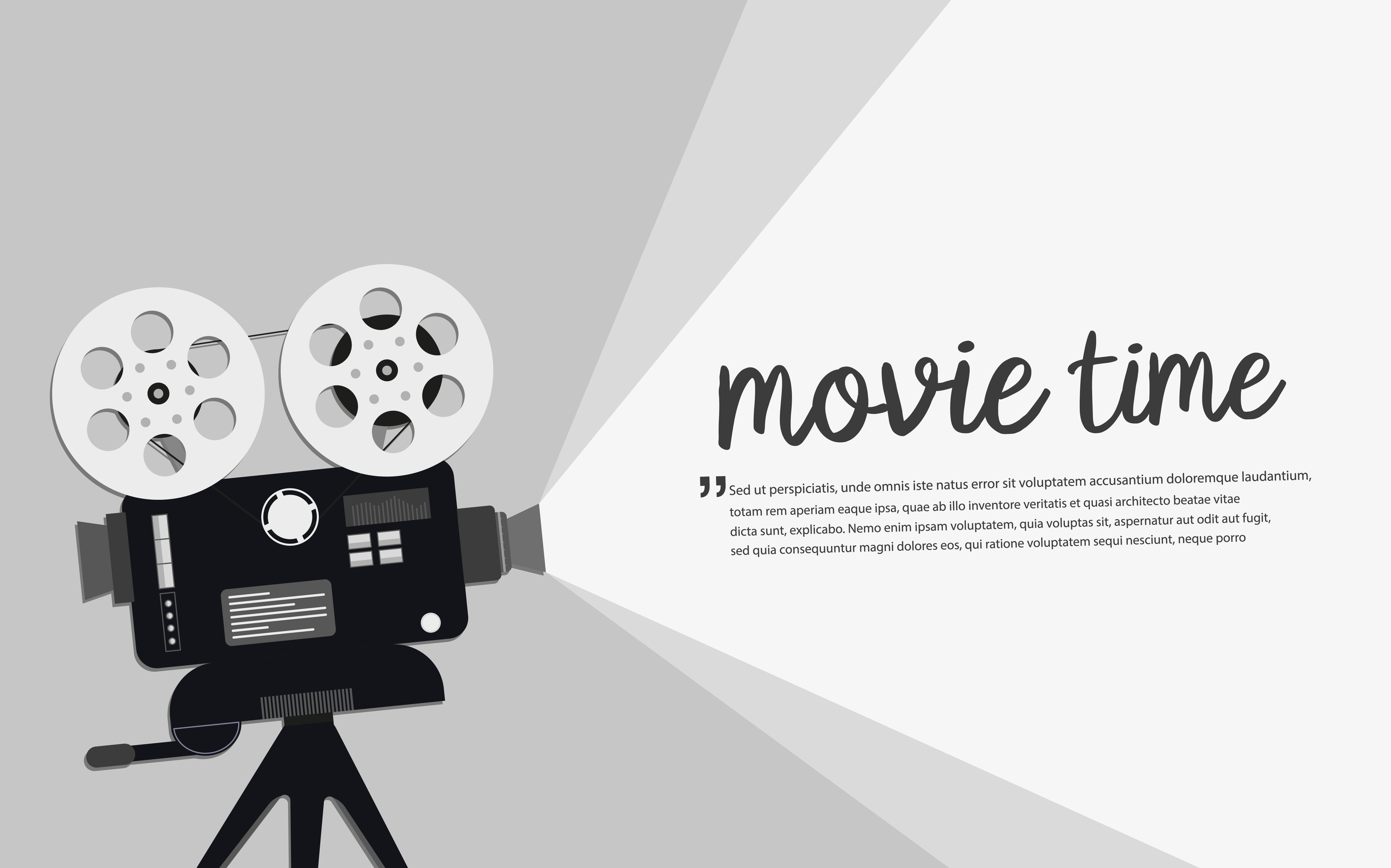 Movie time concept., an Illustration by Drum-magic