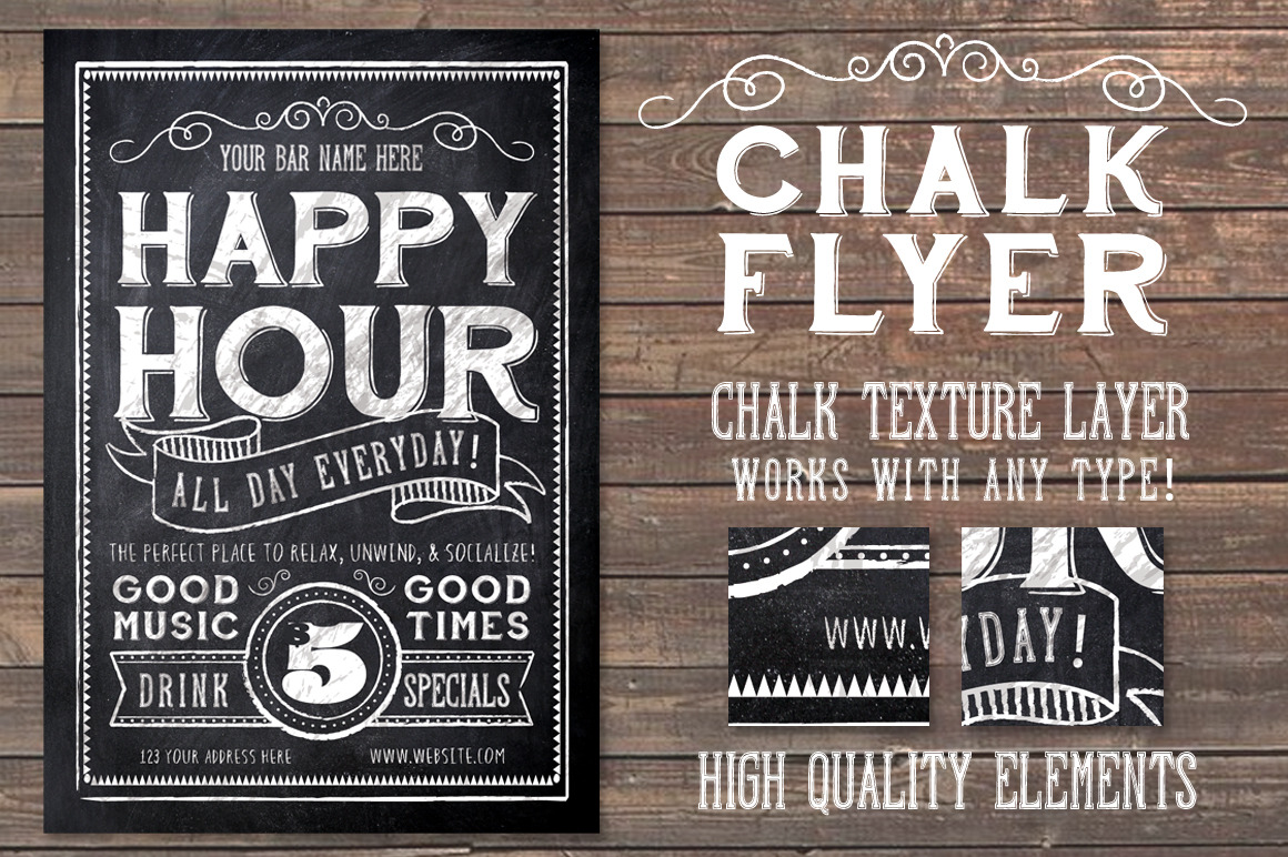Chalk Flyer, a Flyer Template by SkyvaraSupply