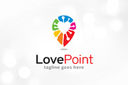 Love Point Logo Template, a Branding & Logo Template by gunaonedesign