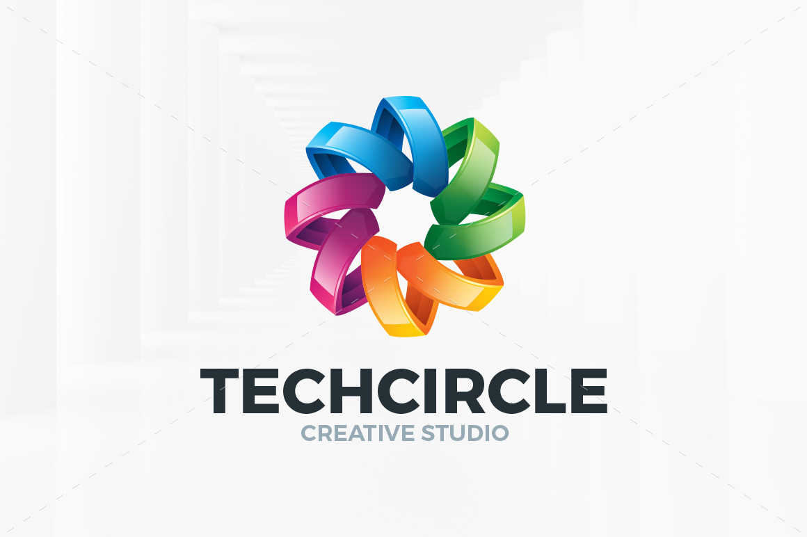 Tech Circle Logo Template, a Branding & Logo Template by LOGOMAGINE