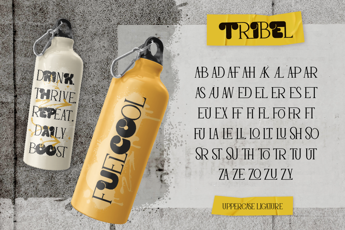 Tribel - Unique Hybrid Typeface