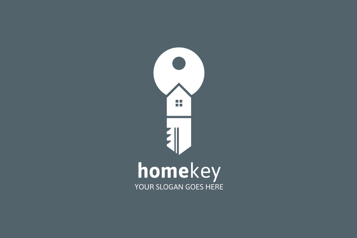 Home Key Logo, a Branding & Logo Template by MLJ studios | Creative Market